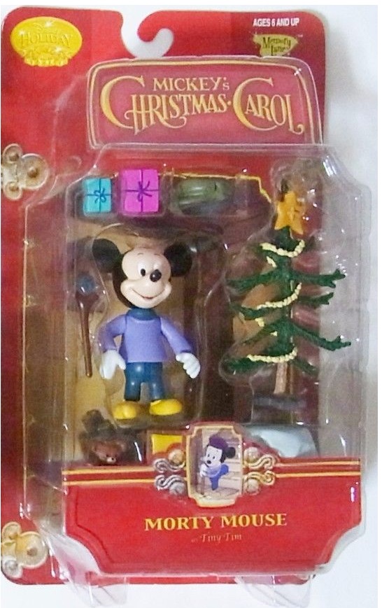 Disney Mickey's Christmas Carol Morty Mouse Figure