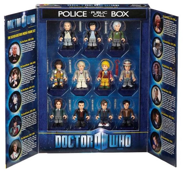 Doctor Who The Eleven Doctors Micro Figures Set