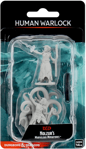 Dungeons and Dragons Nolzur's Marvelous Miniatures Female Human Warlock ...