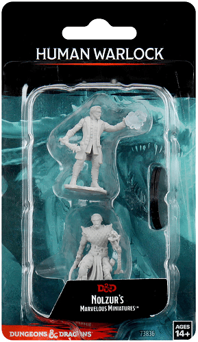 Dungeons and Dragons Nolzur's Marvelous Miniatures Male Human Warlock 2 ...