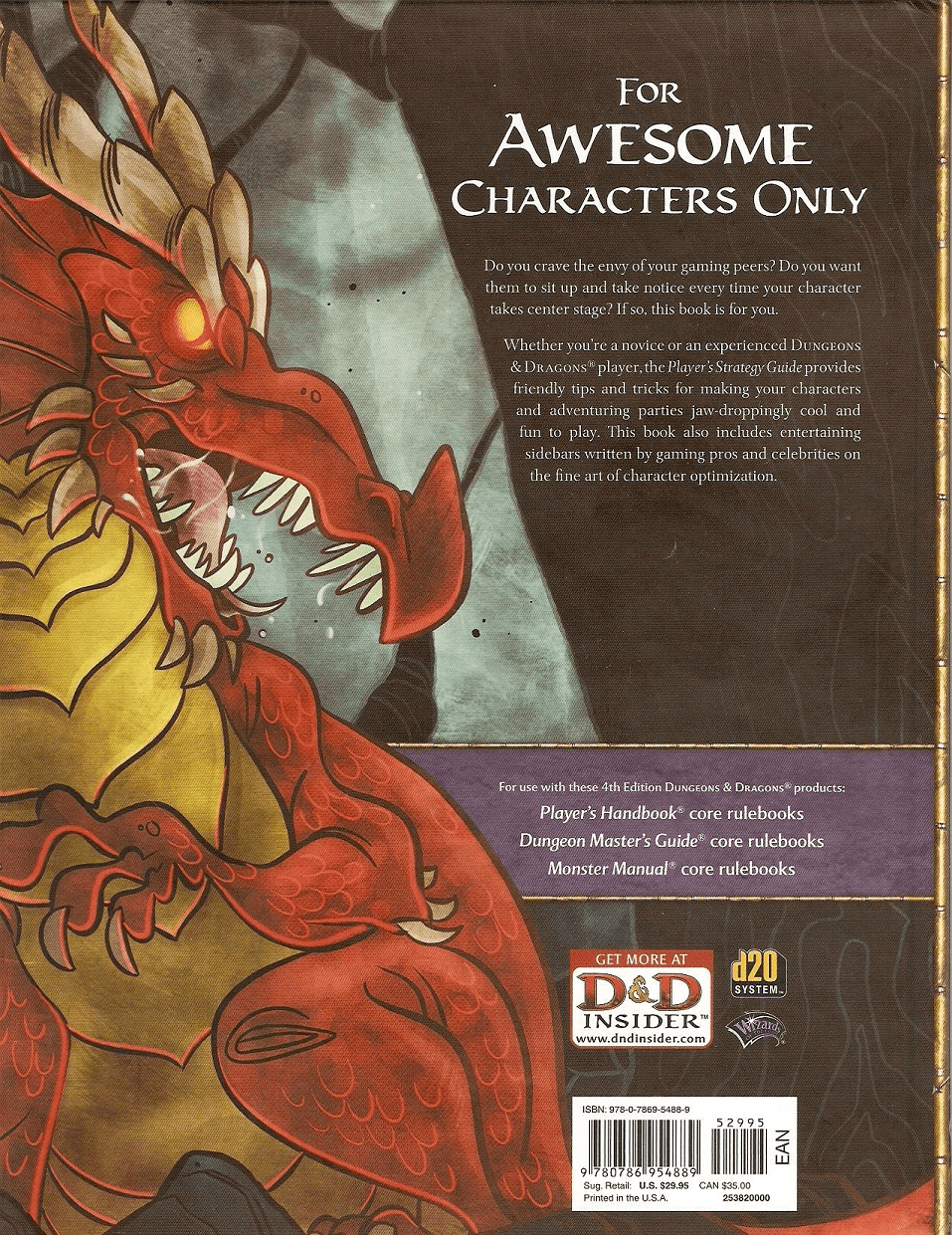 Dungeons & Dragons 4th Edition Player's Strategy Guide Sourcebook