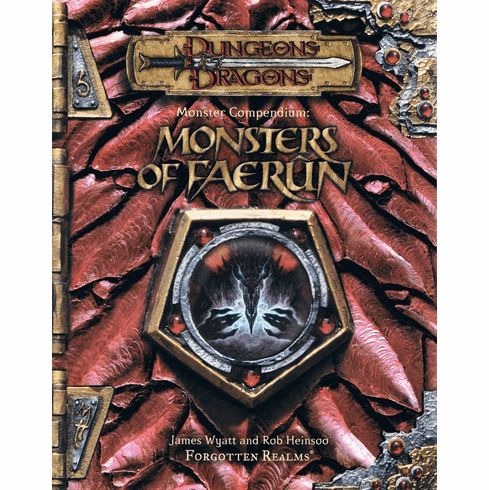 D&D Forgotten Realms Monster Compendium Monsters of Faerun Sourcebook