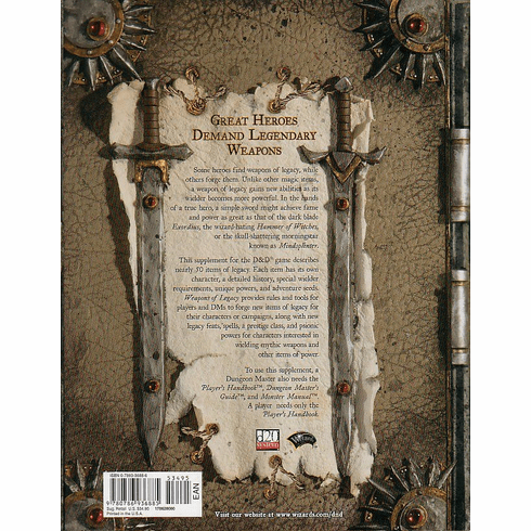 Dungeons & Dragons Weapons of Legacy Sourcebook