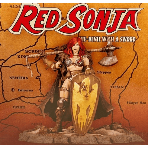 Dynamite Red Sonja Frank Cho Statue