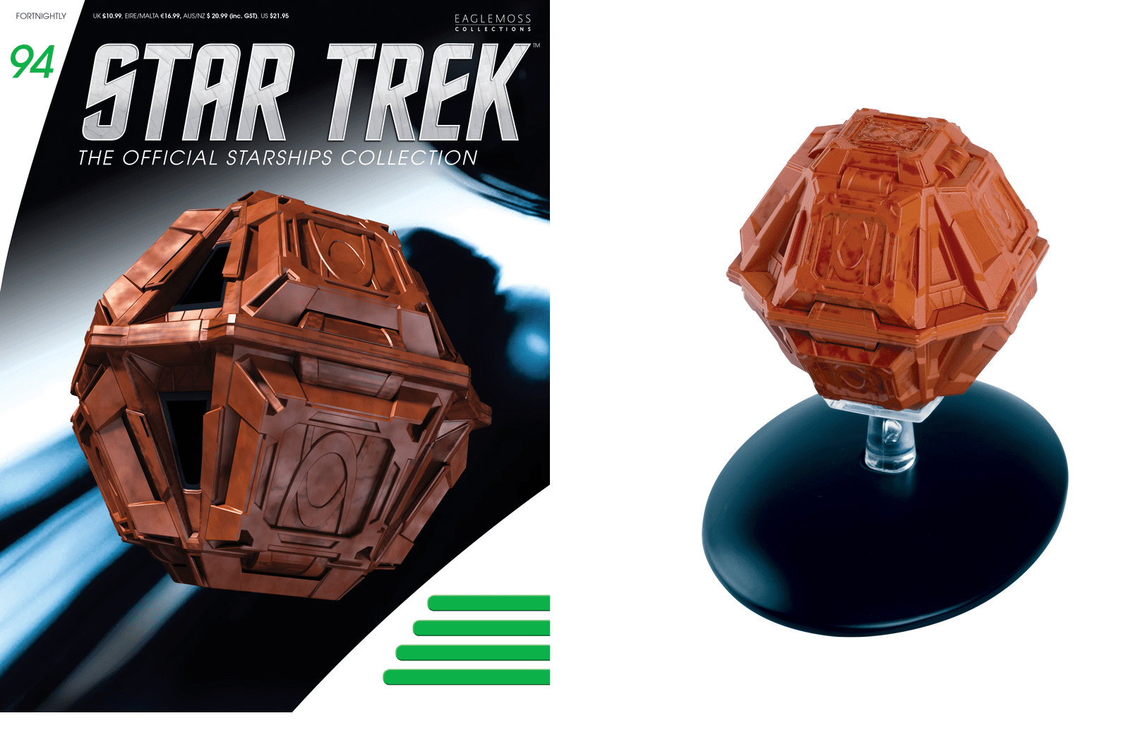 Eaglemoss Star Trek Ship Collection Magazine 94 Suliban Cell Ship