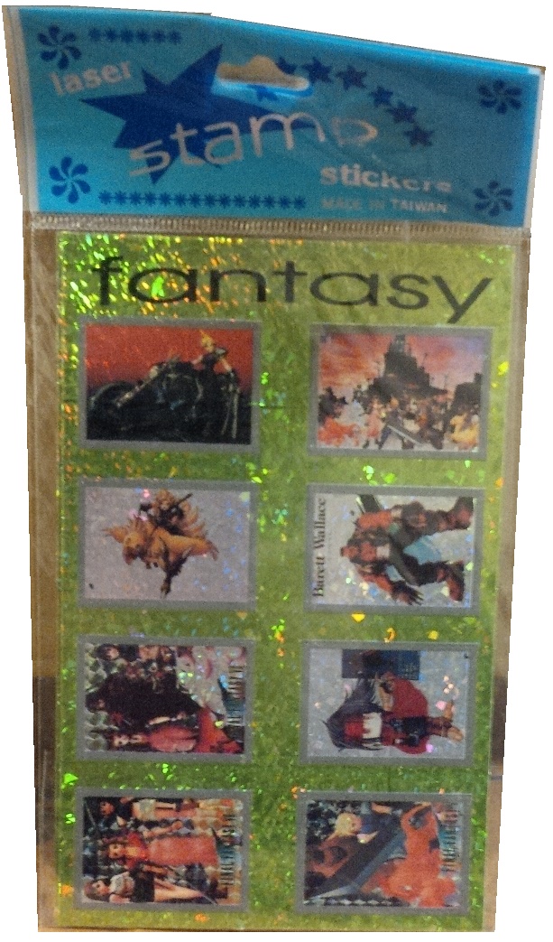 Final Fantasy Laser Stamp Stickers