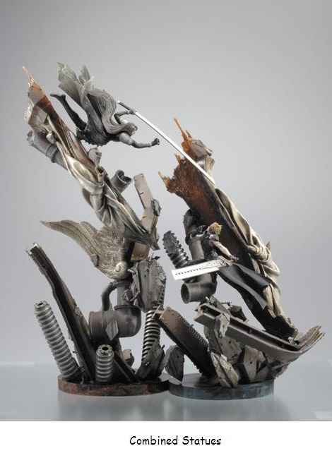 Final Fantasy VII Advent Children Cloud Strife Statue