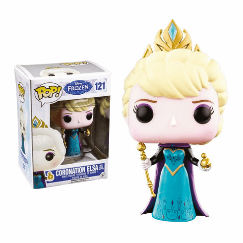 Funko Disney Pop Vinyl 121 Frozen Coronation Elsa Figure