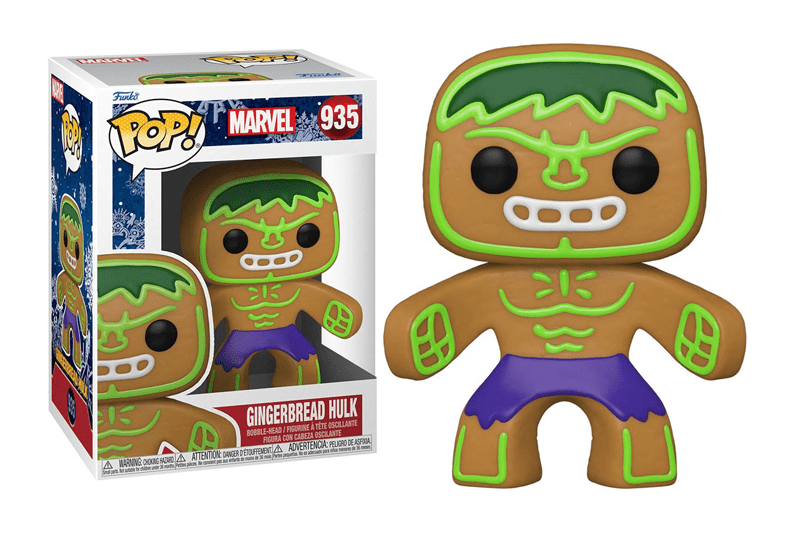 Funko Marvel Pop Vinyl 935 Gingerbread Hulk Figure