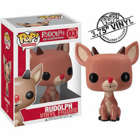 Funko Pop Holiday Vinyl 03 Rudolph the Red-Nosed Reindeer Figure