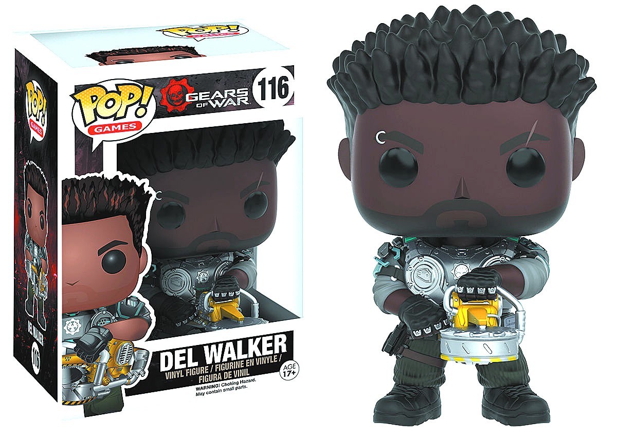 Funko Pop Vinyl Games Gears of War Del Walker Figure
