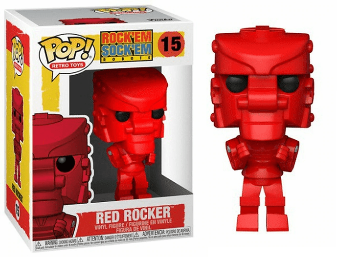 Funko Pop Vinyl Retro 15 Rock'Em Sock'Em Red Rocket Figure