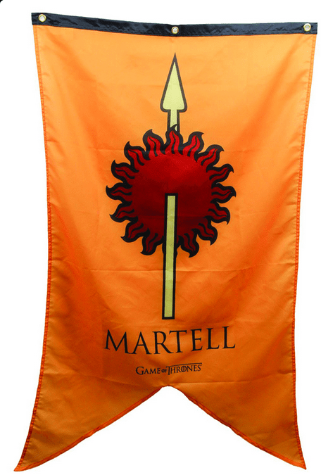 Game of Thrones House Martell Banner