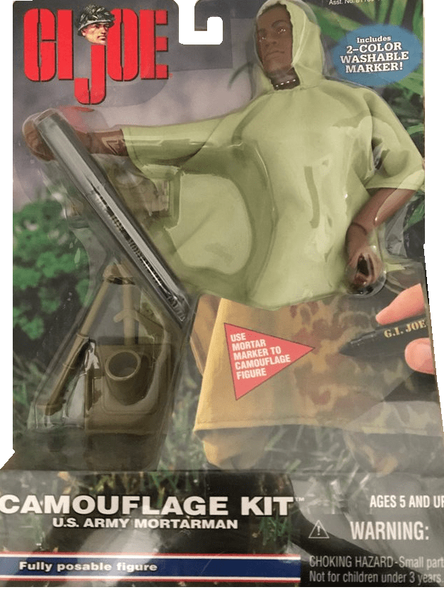 GI Joe Camouflage Kit U.S. Army Mortarman Figure