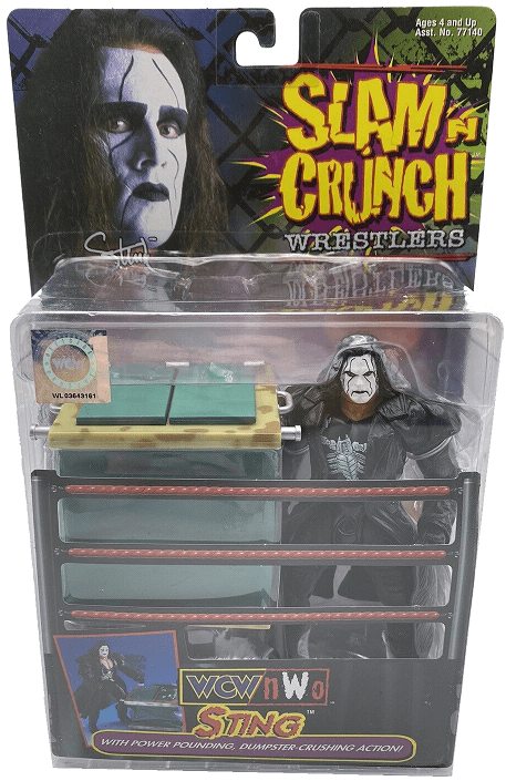 Grand Toy WCW/NWO Slam 'N Crunch Wrestlers Sting Figure