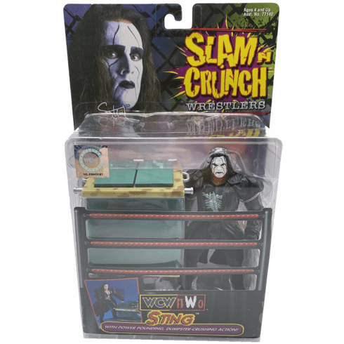 Grand Toy WCW/NWO Slam 'N Crunch Wrestlers Sting Figure