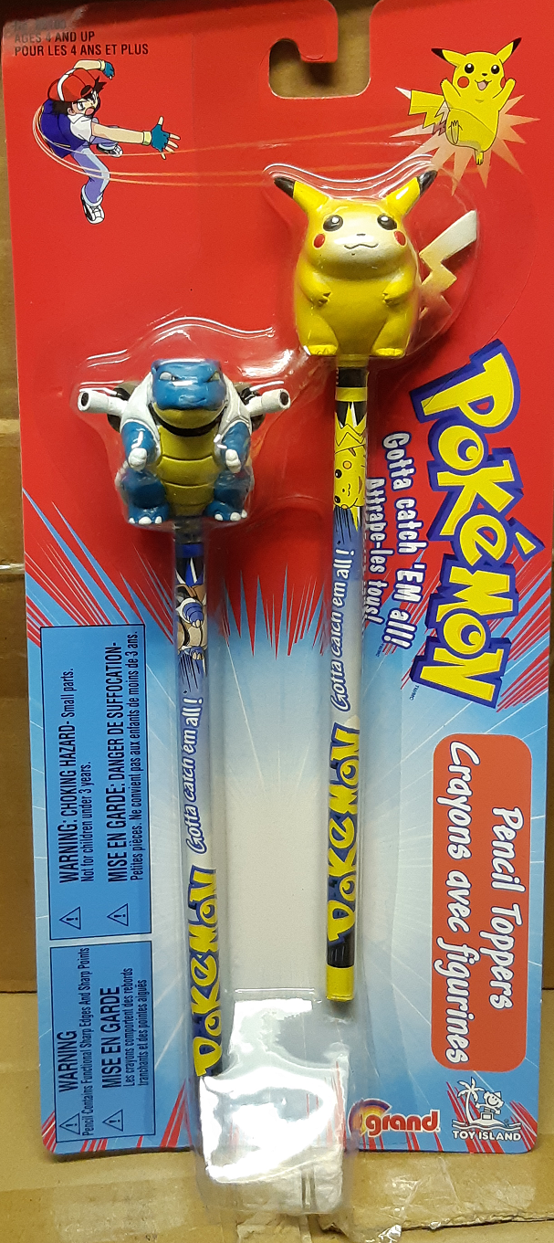 Grand Toys Pokemon Pencil Toppers Set