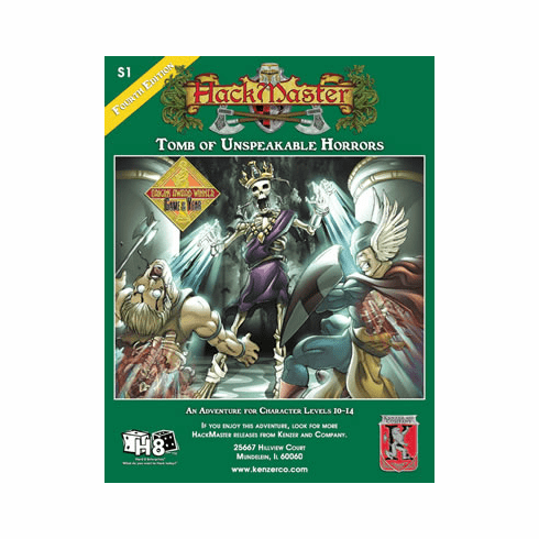 HackMaster RPG Tomb of Unspeakable Horrors Adventure Module
