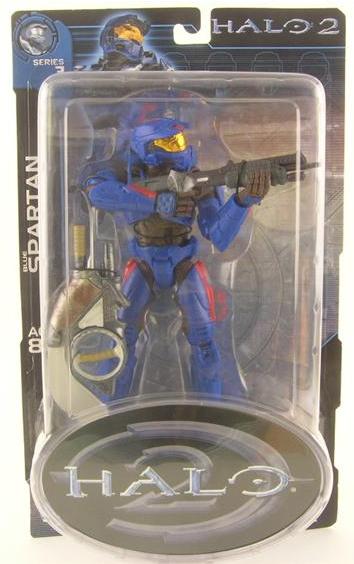 Joyride Halo 2 Series 3 Blue Spartan Action Figure