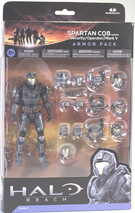 Halo Reach Spartan CQB Armor Figure Pack