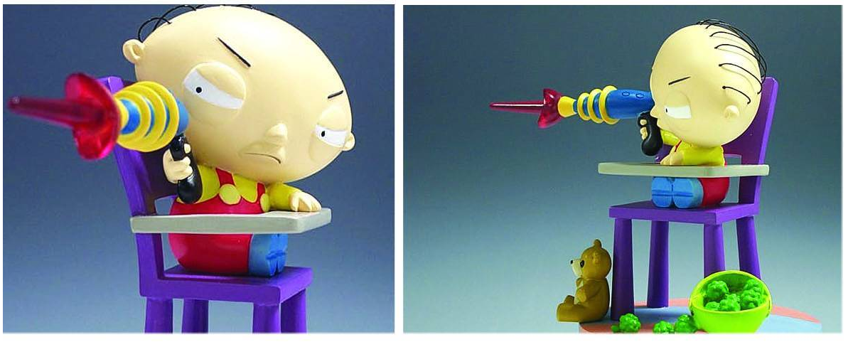 Hamilton Action Family Guy Time To Be Bad Stewie Statue