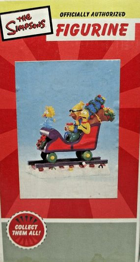 Hamilton Collection Simpsons Christmas Express All Aboard for the ...