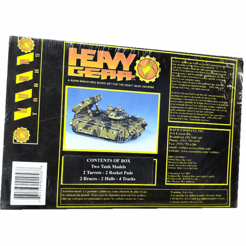 Heavy Gear Hunn Tanks Miniature Set