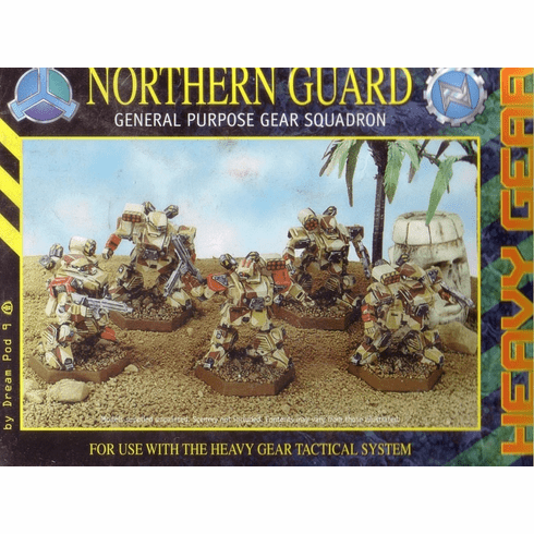 Heavy Gear Northern Guard General Purpose Gear Squad Miniatures