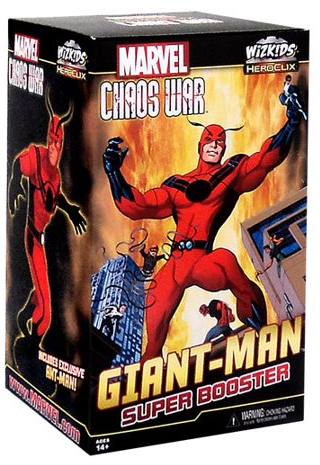Heroclix Marvel Chaos War Giant-Man Super Booster Pack