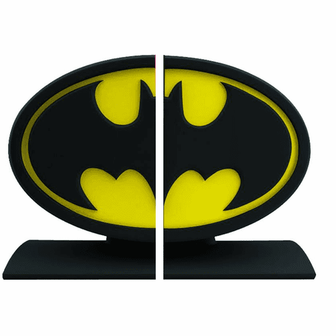 Icon Heroes Batman Logo Bookends