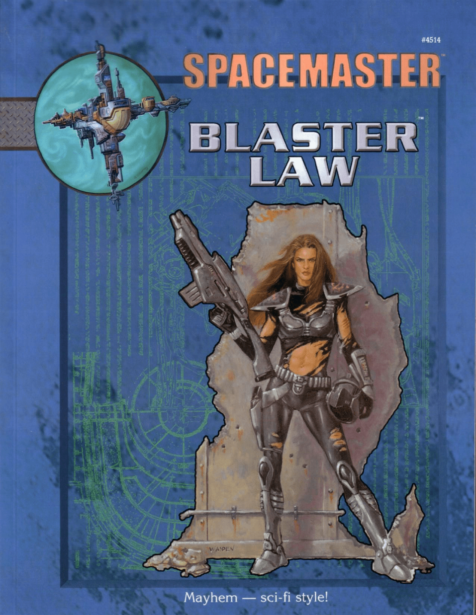 Iron Crown Enterprises RPG Spacemaster Privateers Blaster Law Sourcebook
