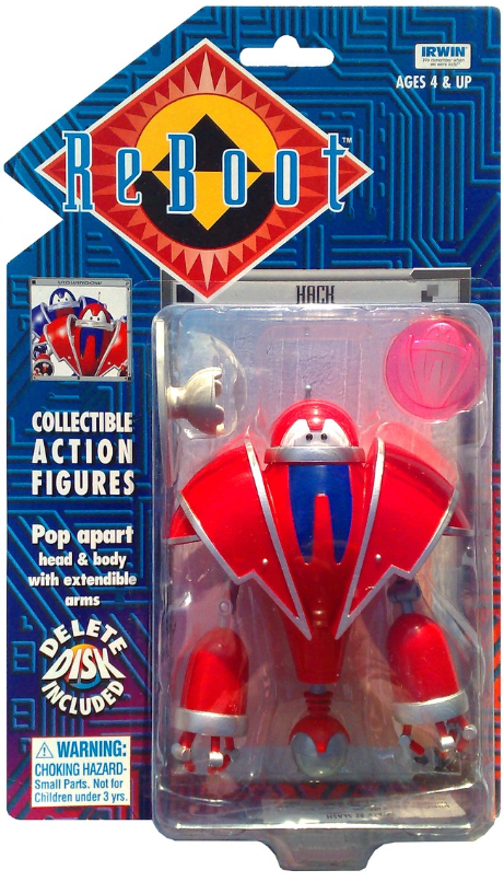 Irwin Toys Reboot Hack Action Figure