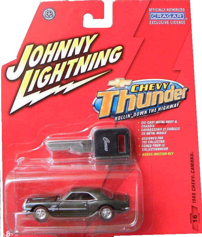 Johnny Lightning Chevy Thunder 1968 Chevy Camaro Die Cast Car