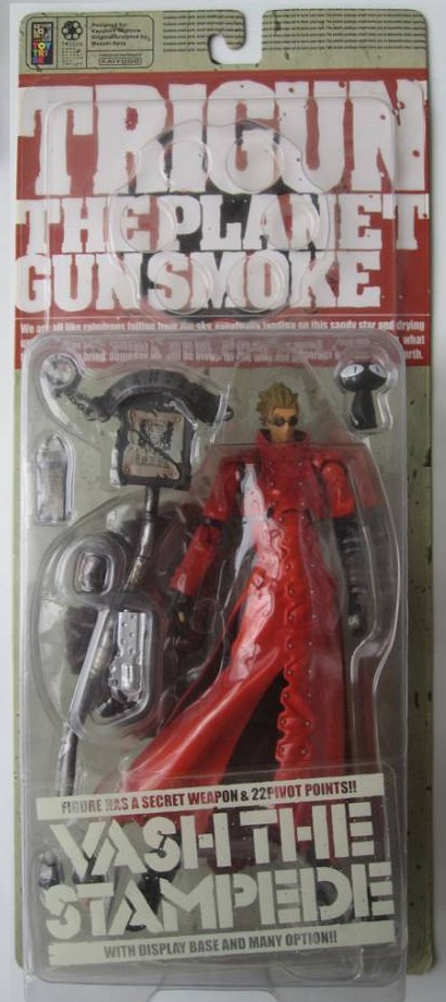 Kaiyodo Trigun The Planet Gunsmoke Vash the Stampede with Sunglasses ...