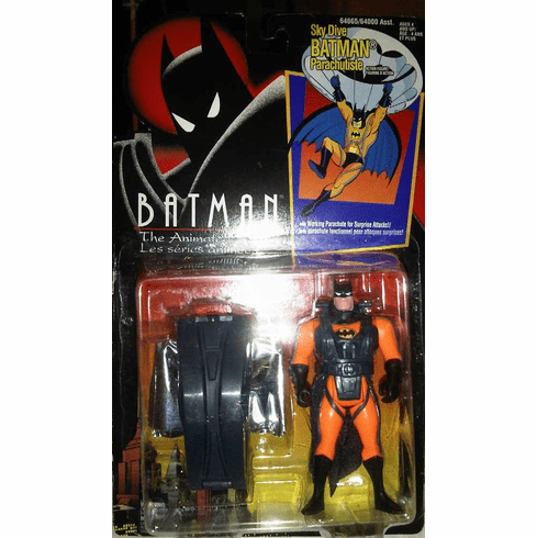 Kenner Batman The Animated Series Sky Dive Batman Figure