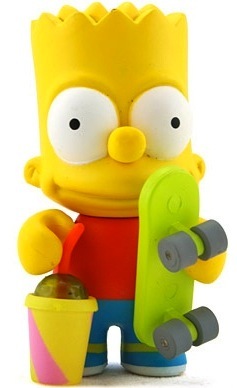 Kidrobot Simpsons Mini Bart Simpsons Figure