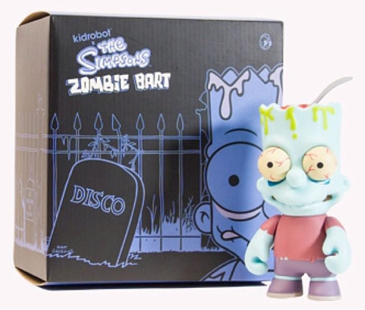 Kidrobot The Simpsons Zombie Bart Figure
