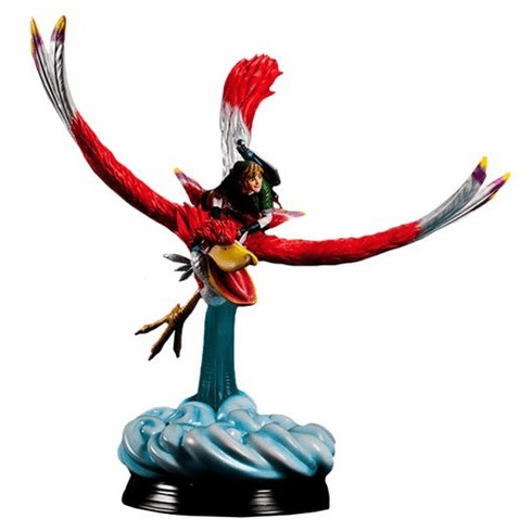 Legend of Zelda Skyward Sword Link on Loftwing Statue