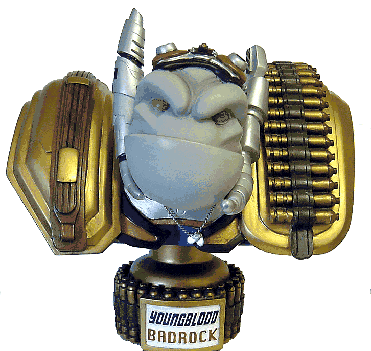 Legends in 3D Youngblood Badrock Bust