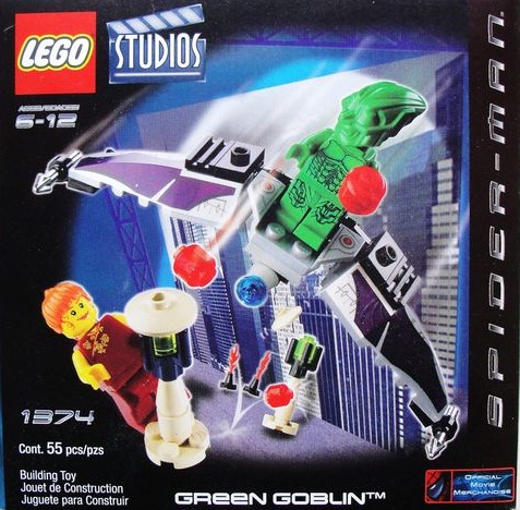 Lego 1374 Spider-Man Green Goblin Set