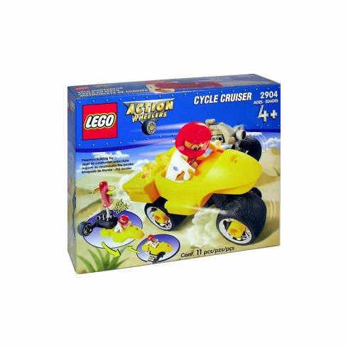 Lego 2904 Duplo Action Wheelers Cycle Cruiser Set