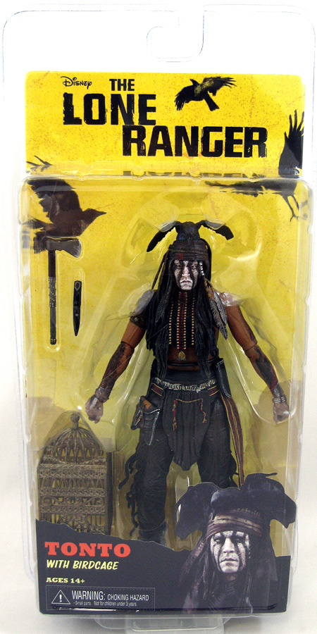NECA Lone Ranger Tonto with Birdcage Figure