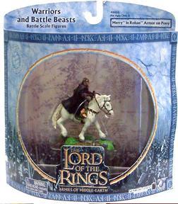 Lord of the Rings Armies of Middle Earth Merry in Rohan Armor on Pony