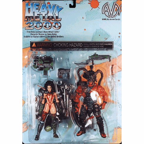 MAC Heavy Metal 2000 F.A.K.K. 2 & Lord Tyler Figure Set