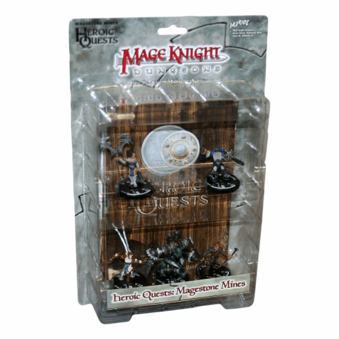Mage Knight Dungeons Heroic Quests Magestone Mines Miniature Set