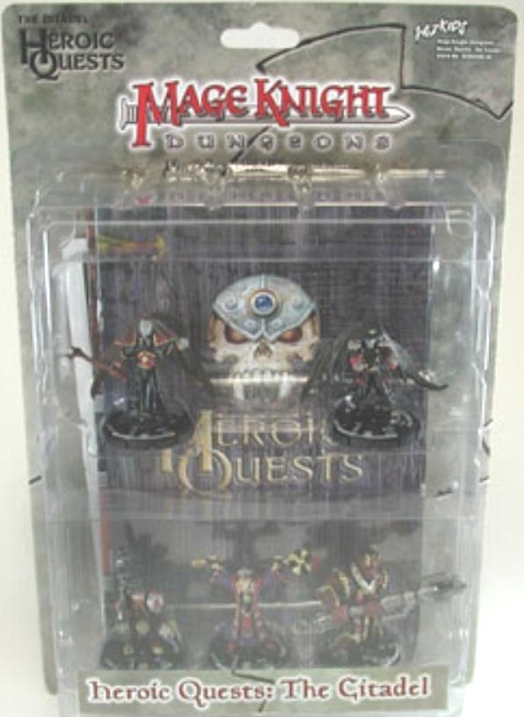 Mage Knight Dungeons Heroic Quests The Citadel Miniature Set