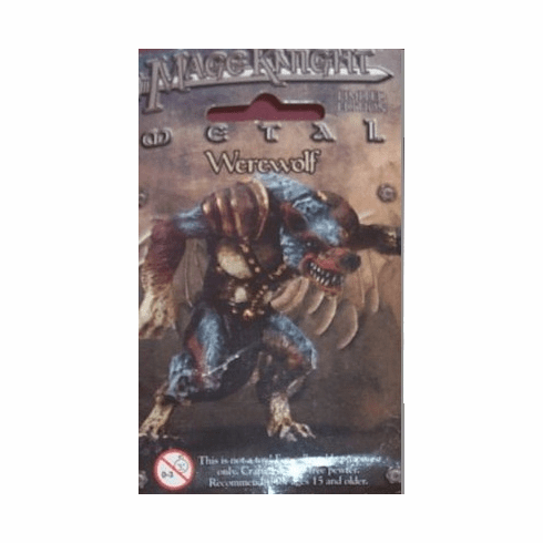 Mage Knight Metal Limited Edition Werewolf Miniature