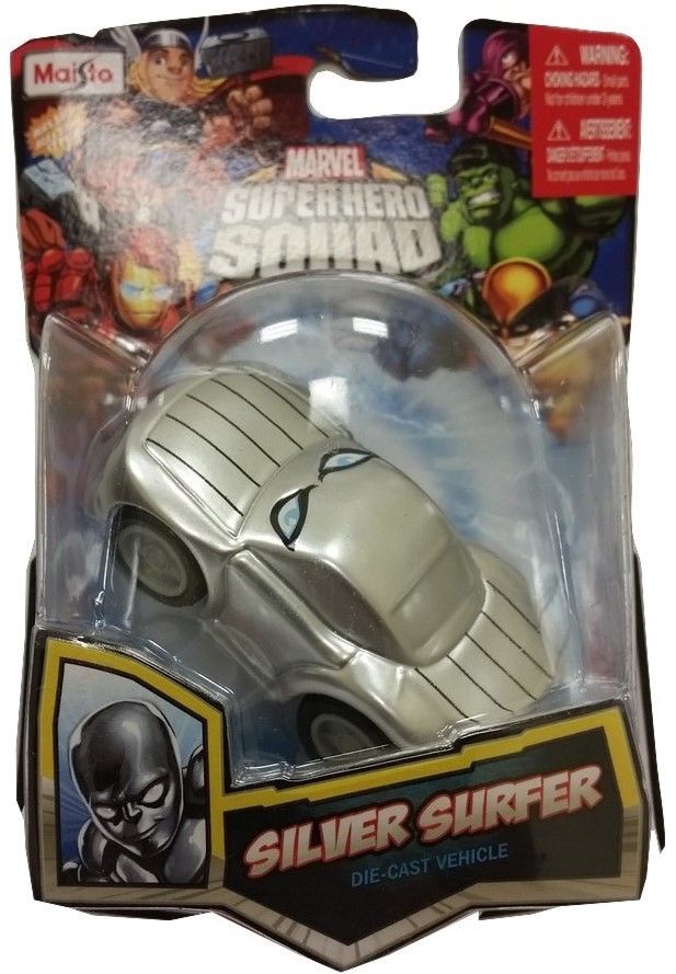 Maisto Marvel Super Hero Squad Silver Surfer Car
