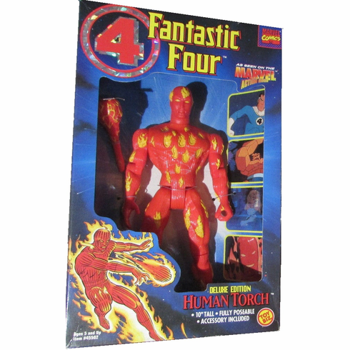Marvel Action Hour Fantastic Four Deluxe Edition Human Torch Figure