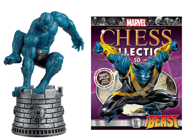 Marvel Chess Collection White Rook Beast Magazine #50